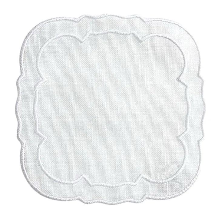 Skyros Designs Scalloped Square Coasters – The Picket Fence