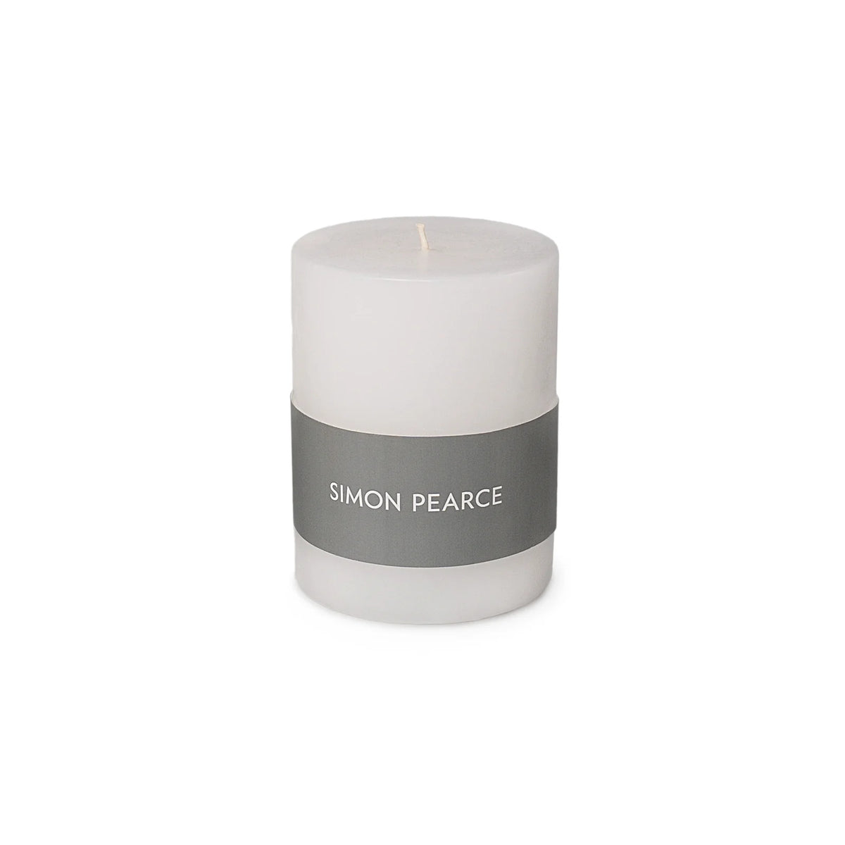 Simon Pearce White Pillar Candle – The Picket Fence