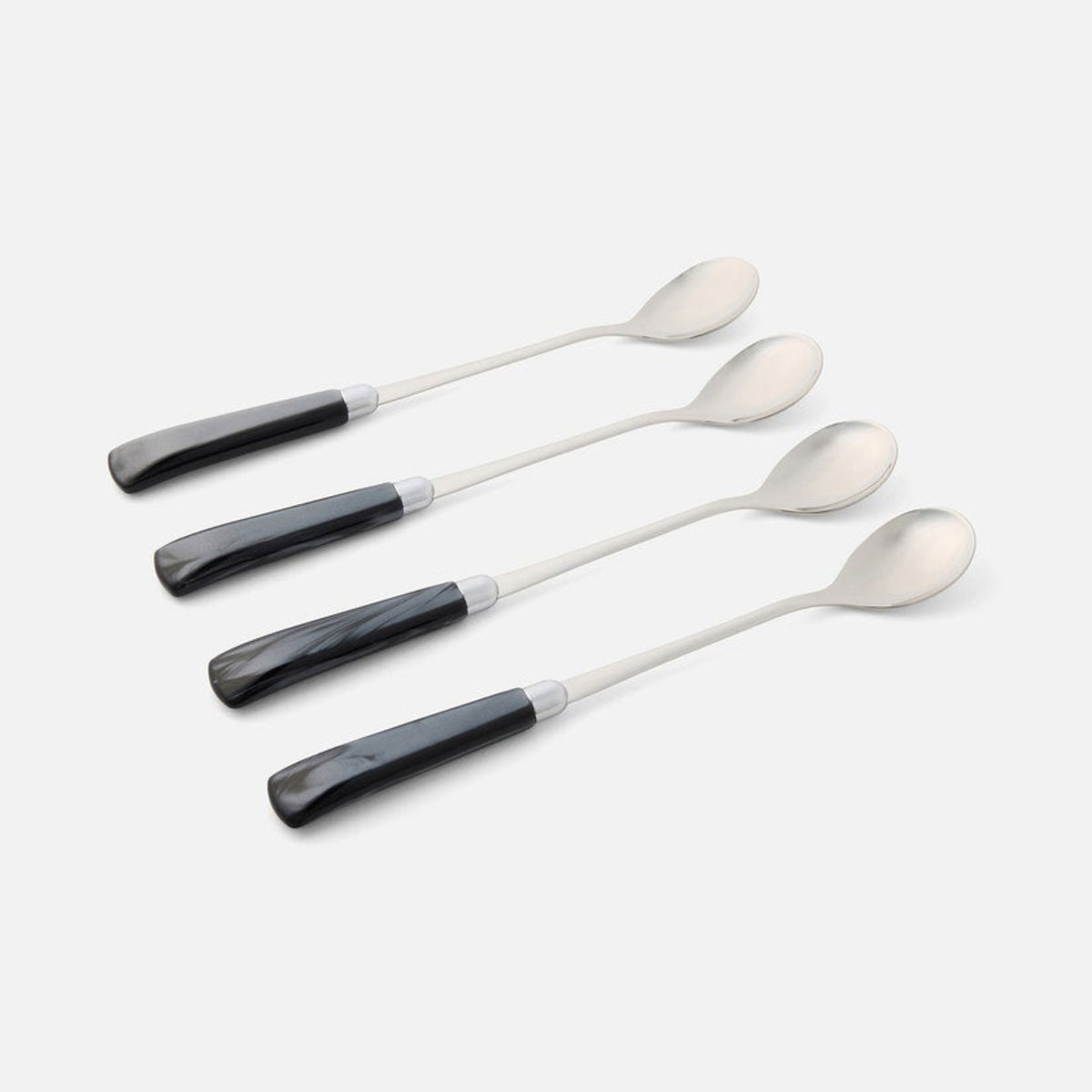 Blue Pheasant Colson Polished Silver/ Black Cocktail Spoon – The Picket ...