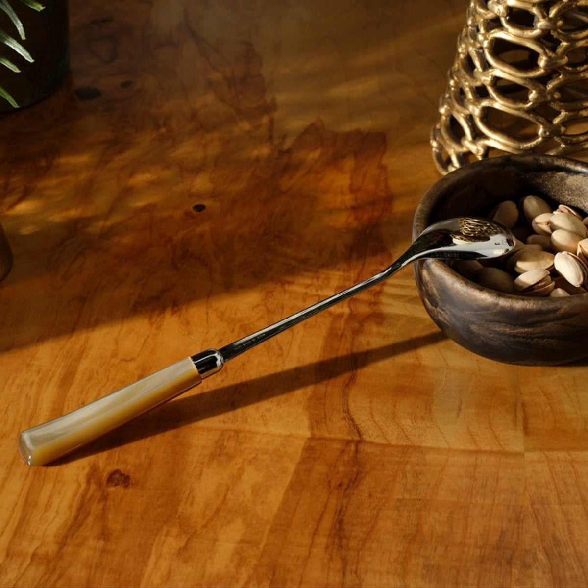 Blue Pheasant Colson Polished Silver/ Champagne Cocktail Spoon – The ...