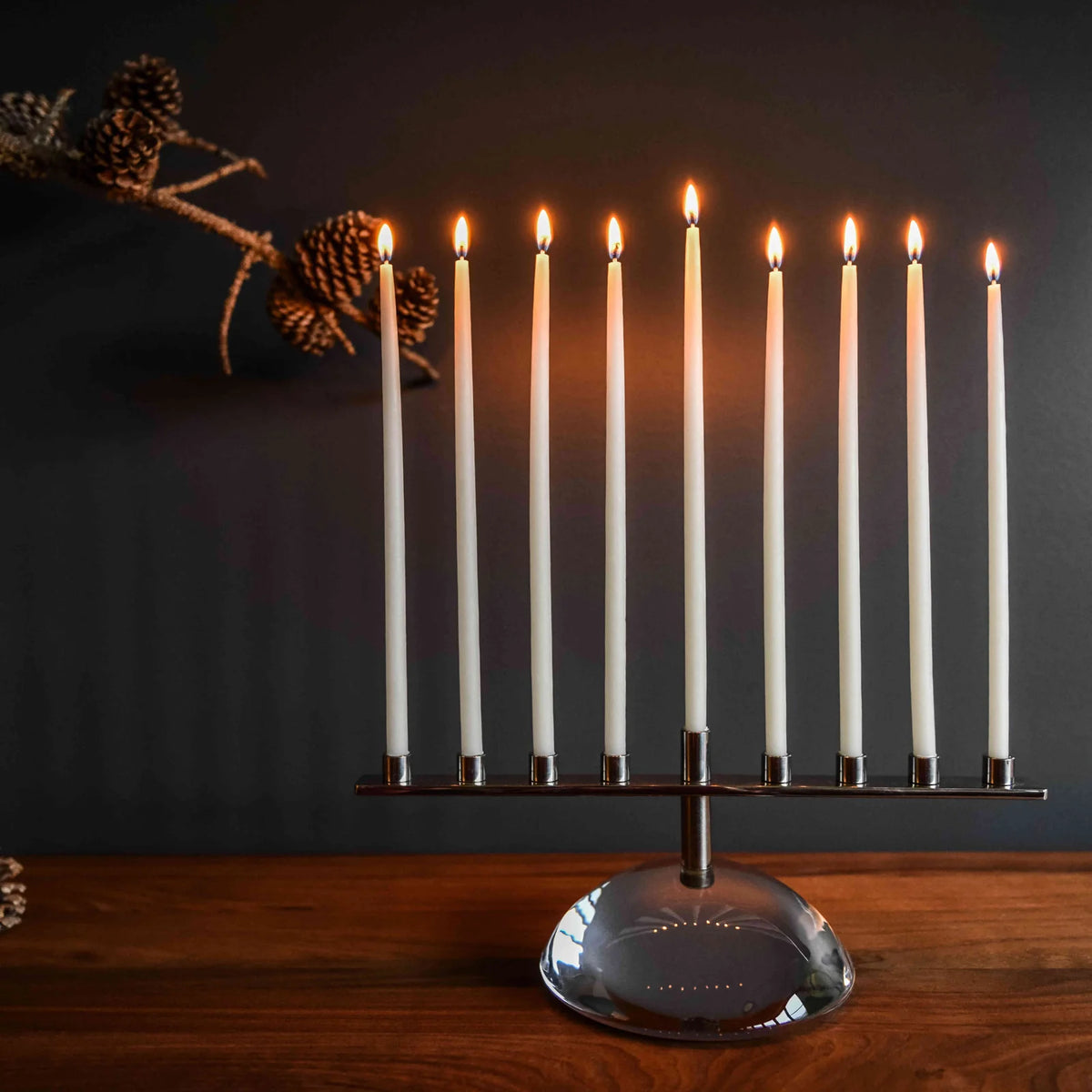 Simon Pearce Riverstone Menorah – The Picket Fence