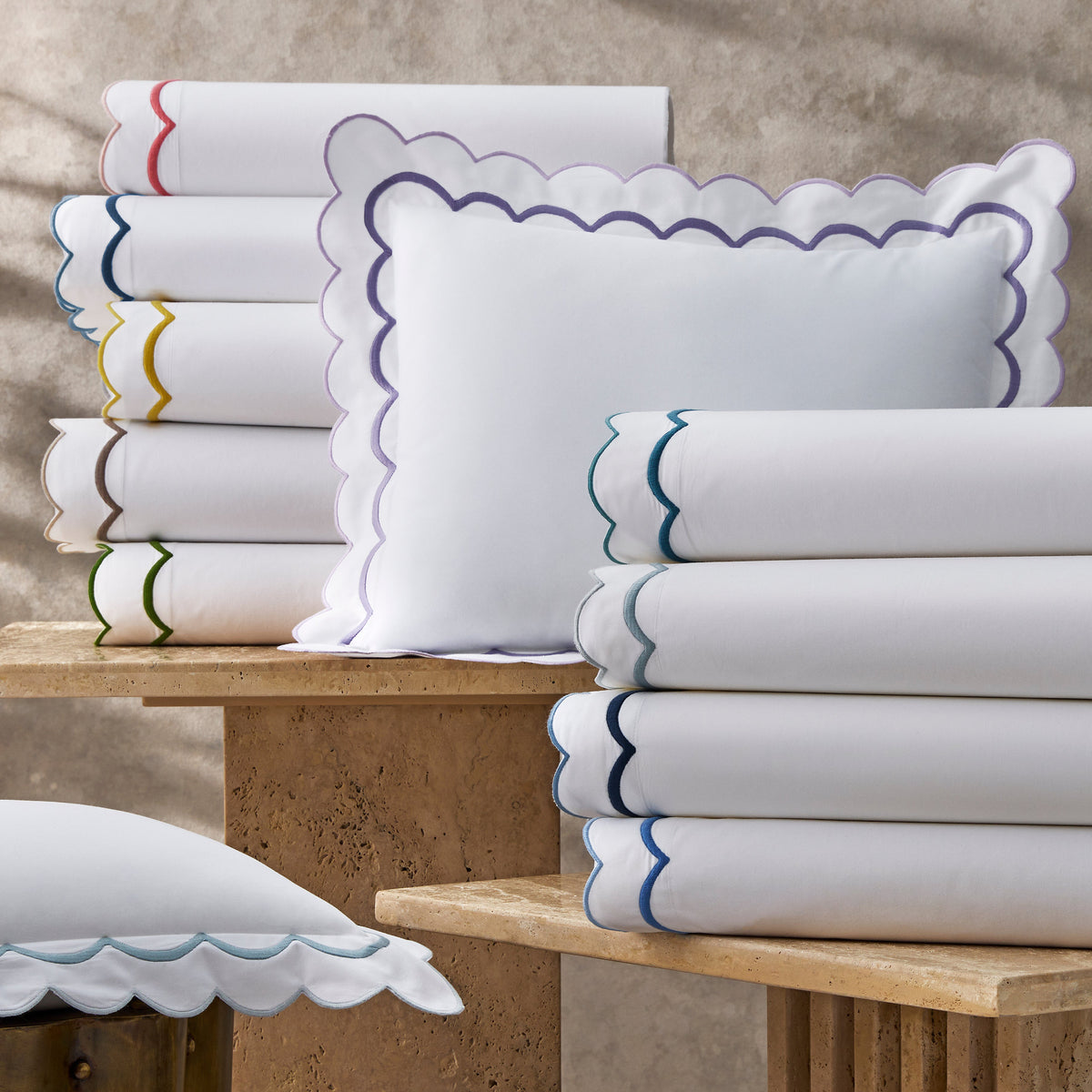 Matouk India Embroidered Scalloped Duvet Cover – The Picket Fence