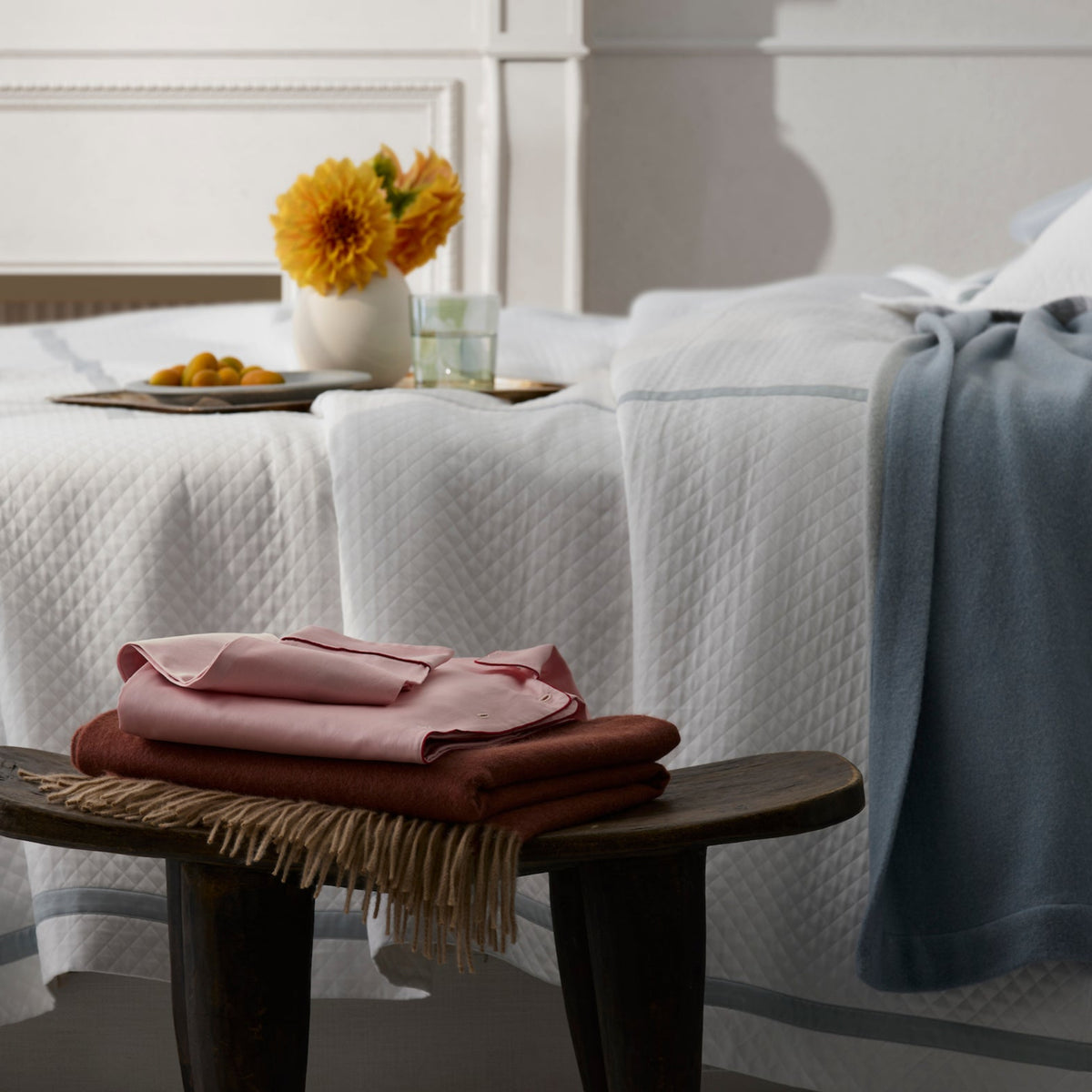 Matouk Lowell Matelassé Sham – The Picket Fence