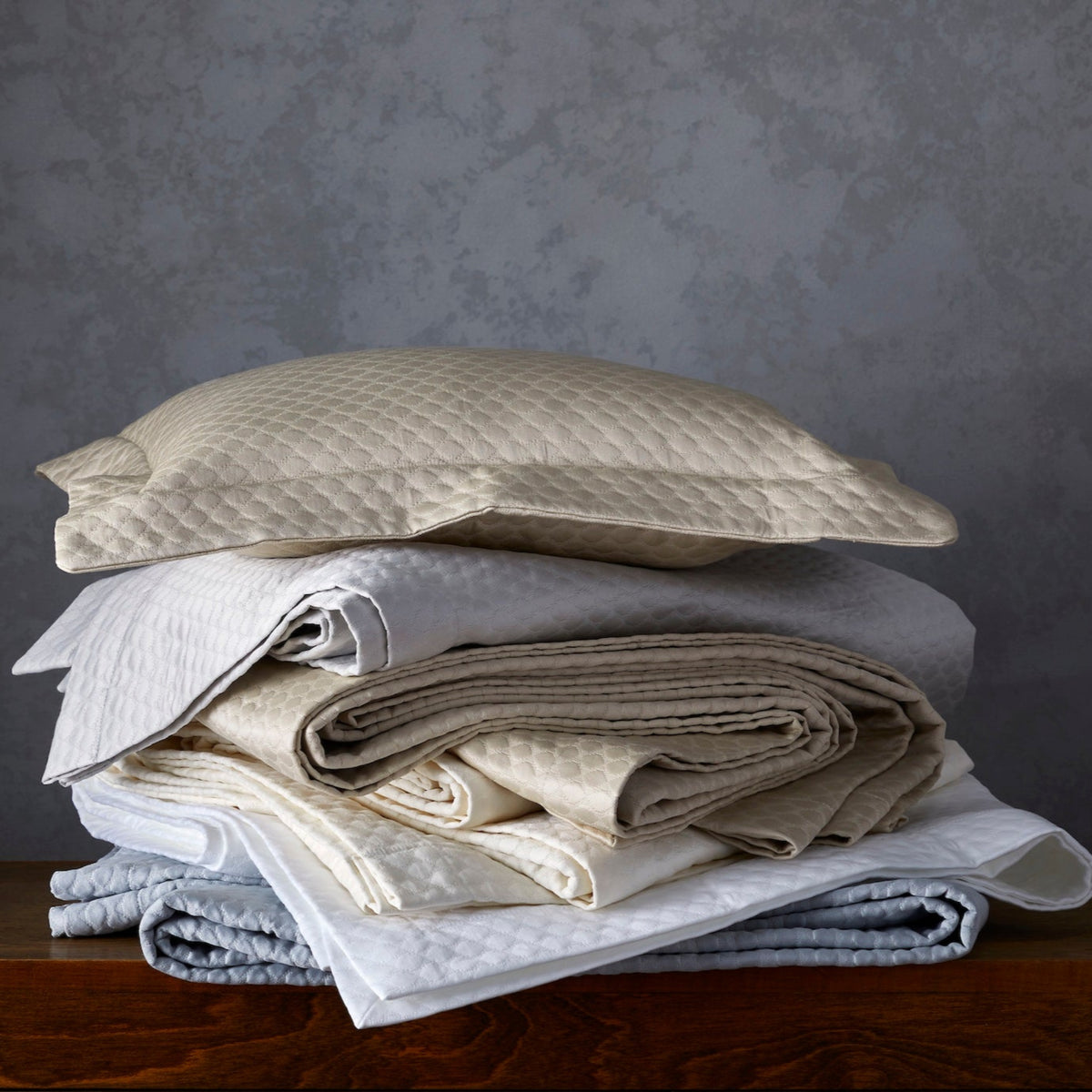 Matouk Pearl Cotton Matelasse Pillow Sham – The Picket Fence