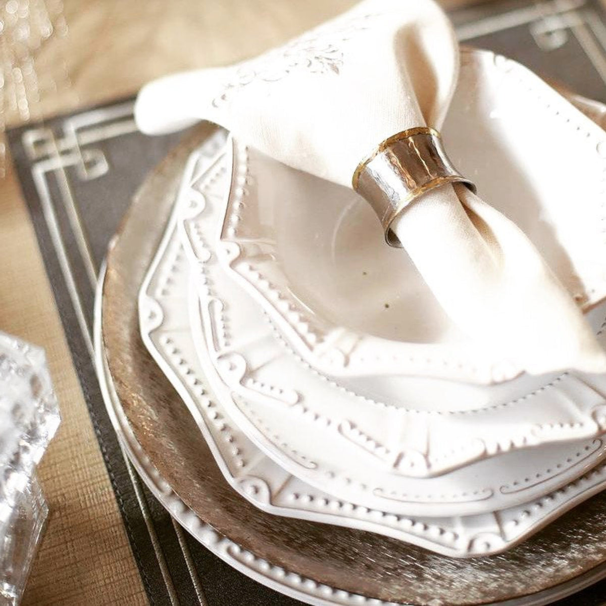 Skyros Designs Isabella Dinnerware, Pure White – The Picket Fence