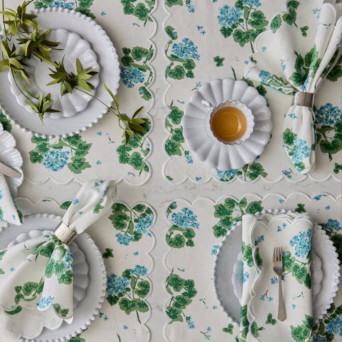 Matouk Tillett Geranium Napkins, Placemats, Tablecloths + Table Runner ...