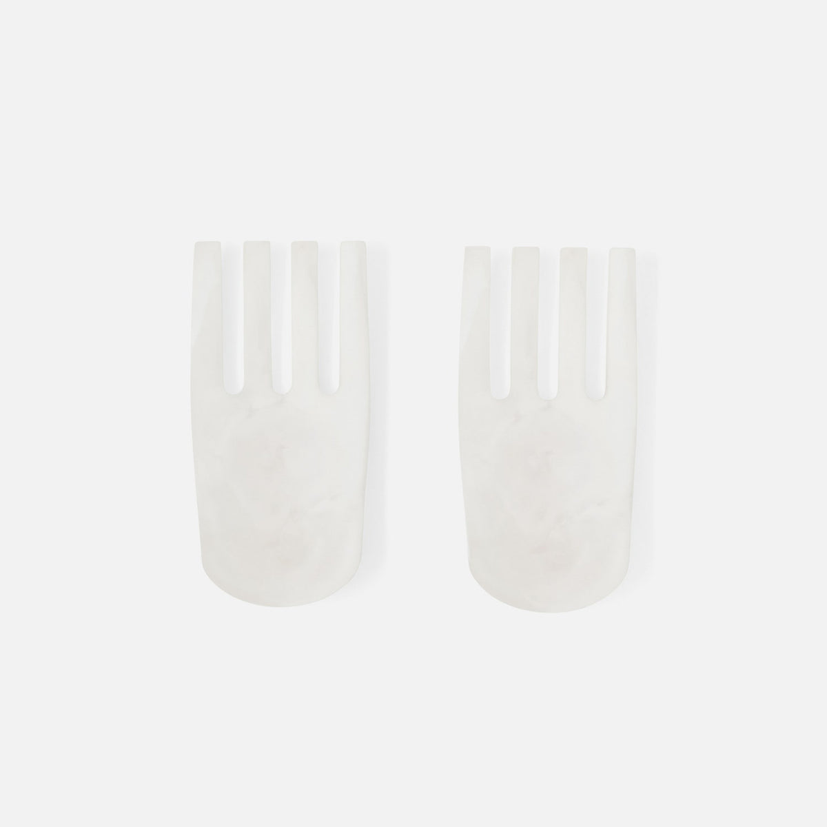Blue Pheasant Parker White Swirled Resin Serving Set – The Picket Fence