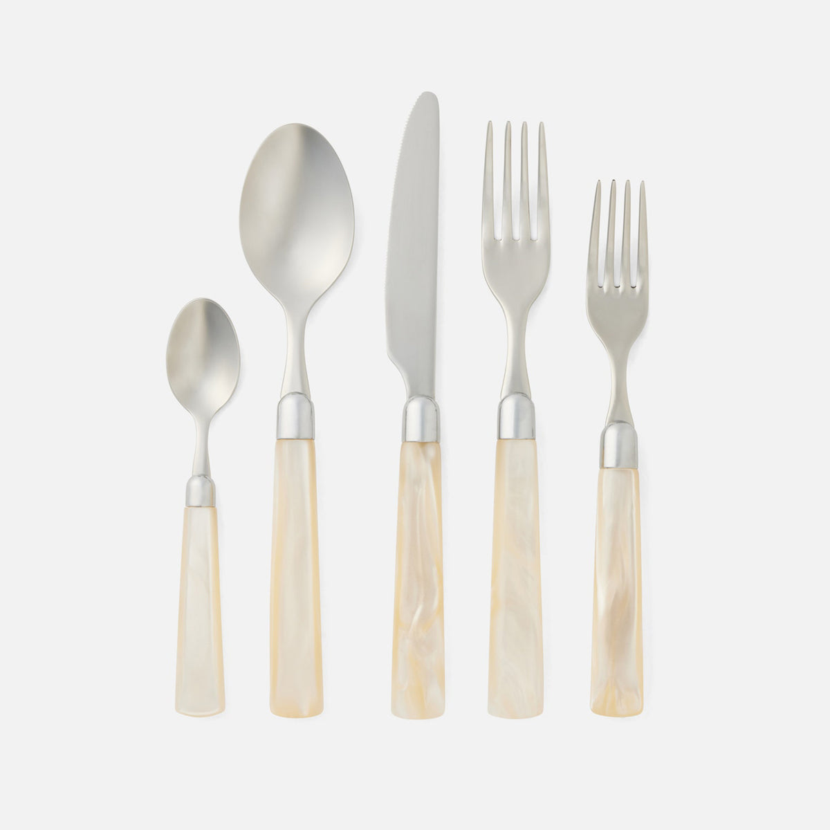 Blue Pheasant Colson Polished Silver/Ivory Flatware Set – The Picket Fence