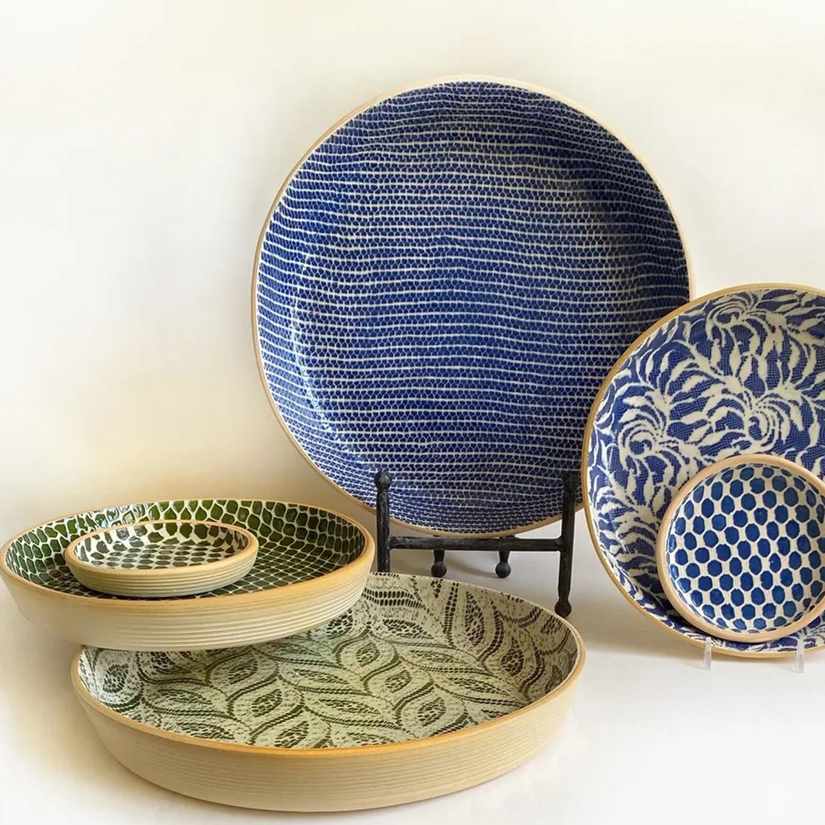 Terrafirma Ceramics Round Cocktail Trays – The Picket Fence Store