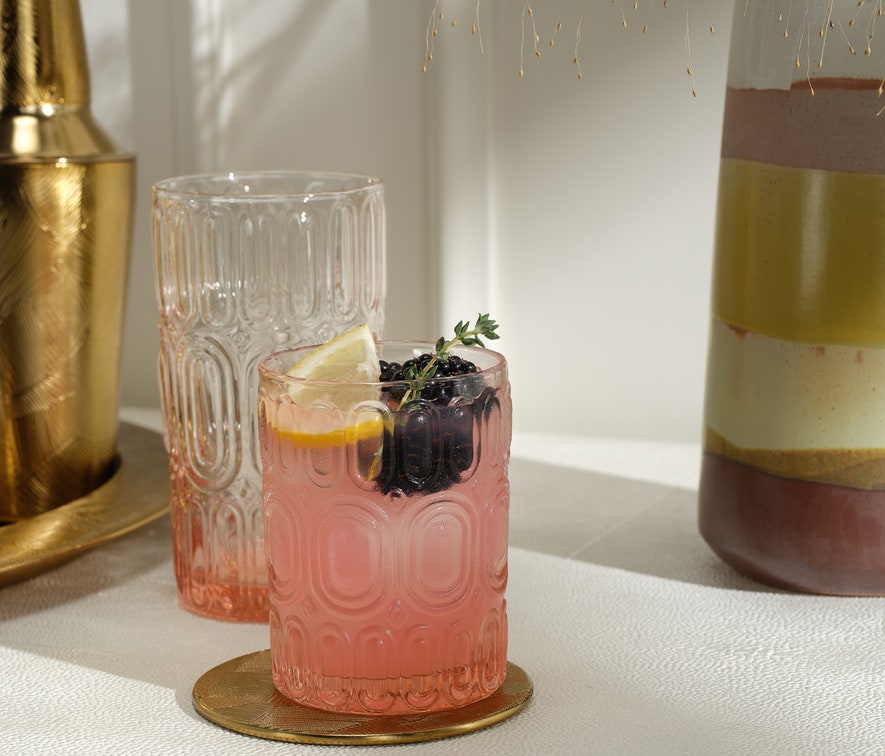 Blue Pheasant Aaron Pink Glassware – The Picket Fence