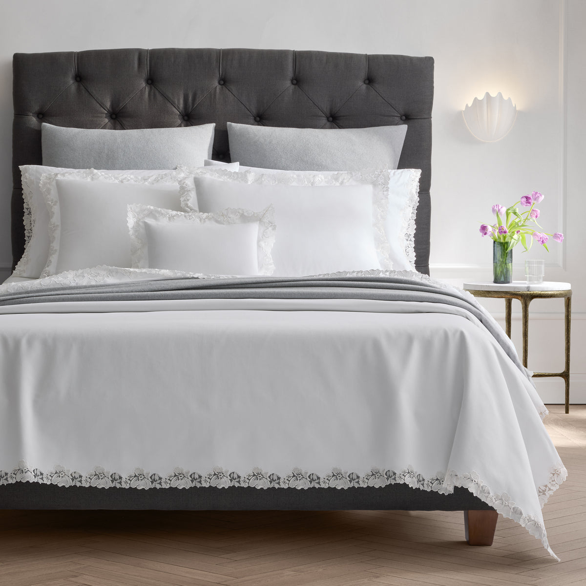 Matouk Virginia Lace Pique Coverlet – The Picket Fence Store