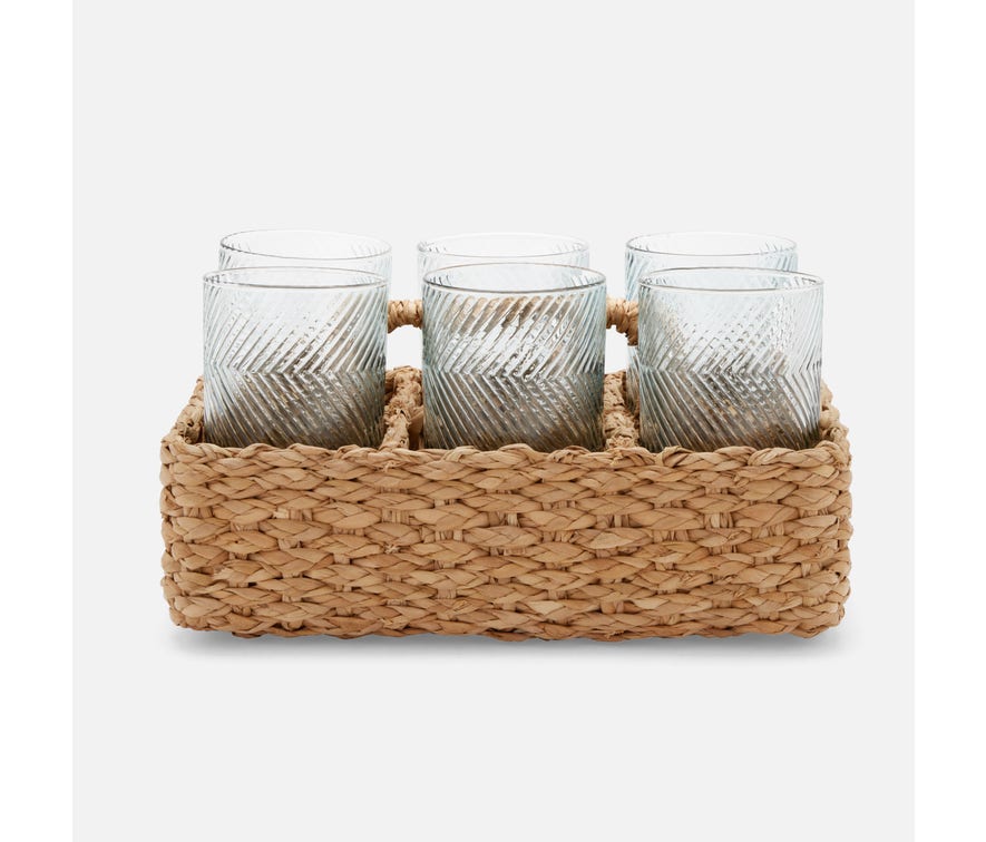 Blue Pheasant Palmer Glassware Caddy – The Picket Fence
