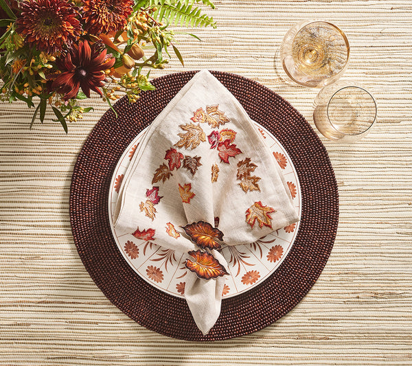 Kim Seybert Spruce Placemat in Brown – The Picket Fence