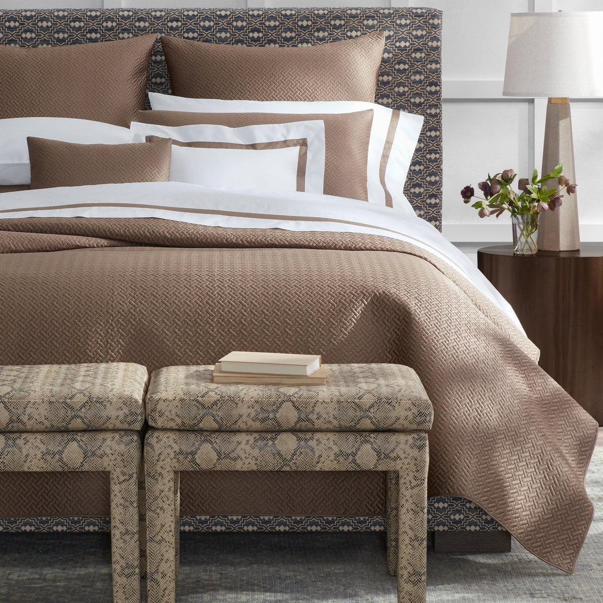 Matouk Basketweave Quilted Coverlet – The Picket Fence
