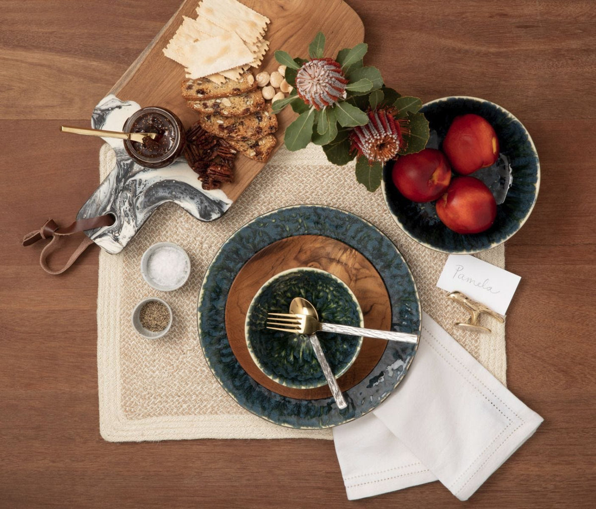 Blue Pheasant Bria Dinnerware – The Picket Fence