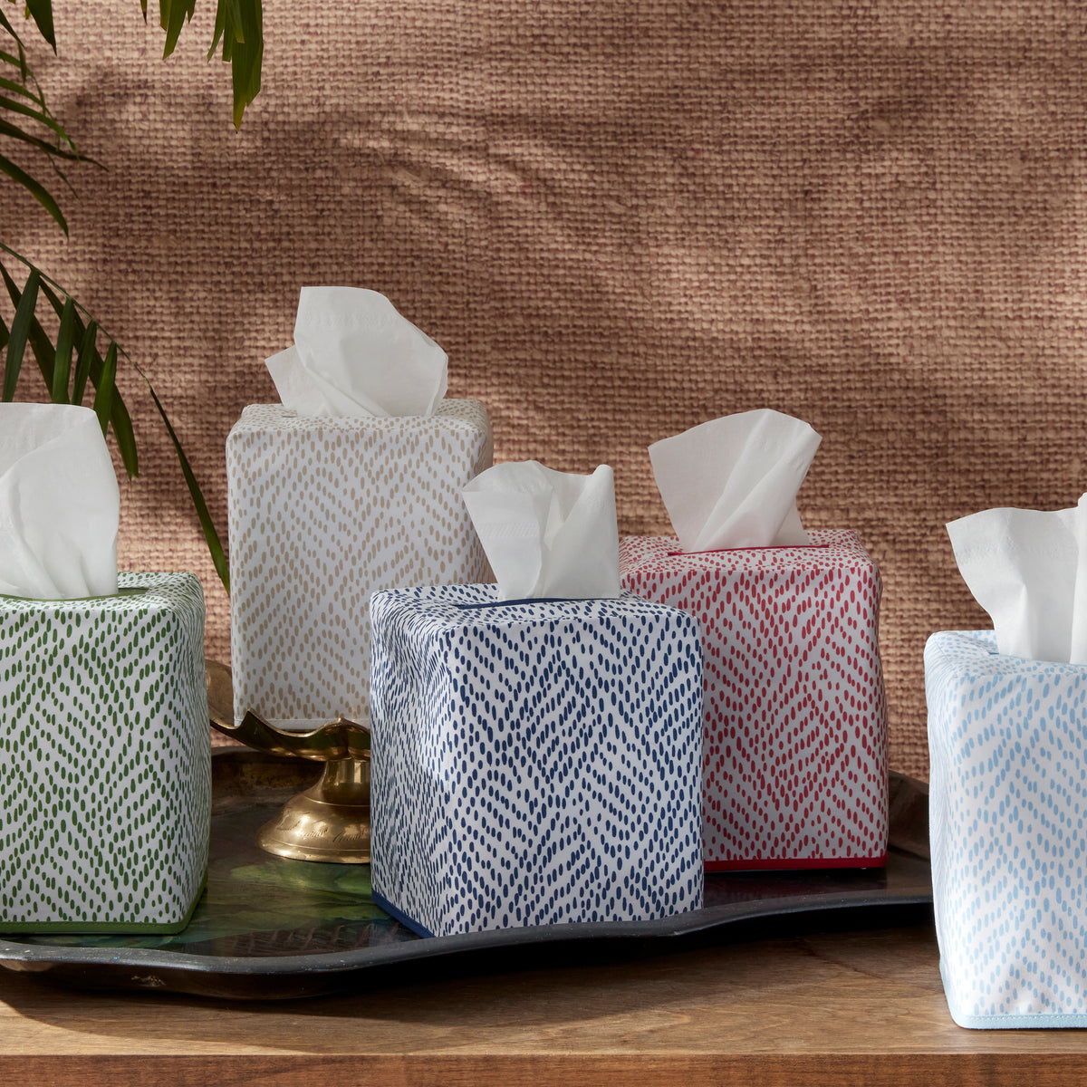 Matouk Schumacher Duma Diamond Tissue Box Cover – The Picket Fence